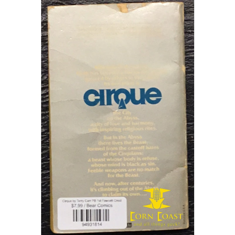 cirque-by-terry-carr-pb-1st-fawcett-crest-books-novelssfhorror-287 ...